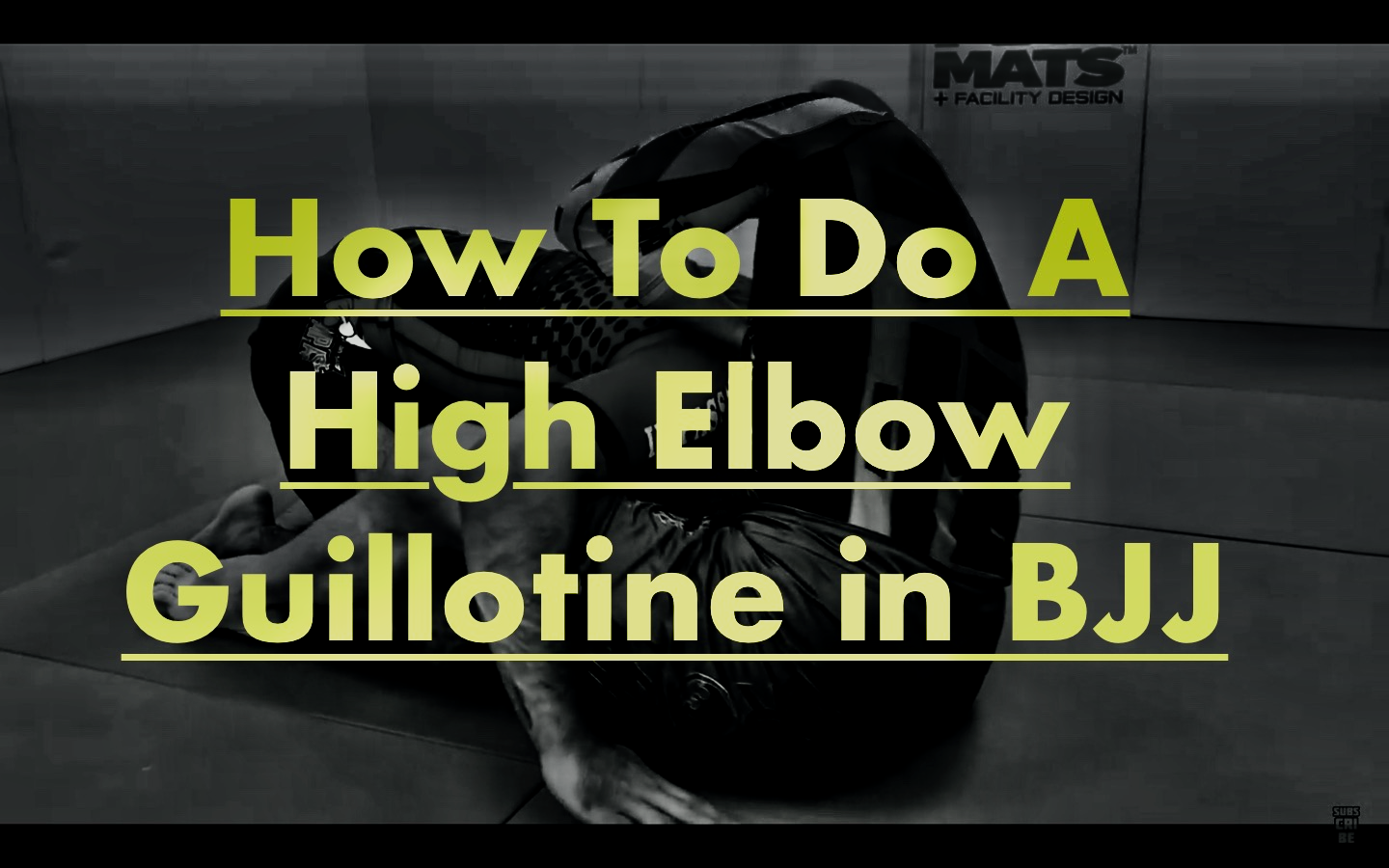 How To Do a High Elbow Guillotine in BJJ – ALL BJJ