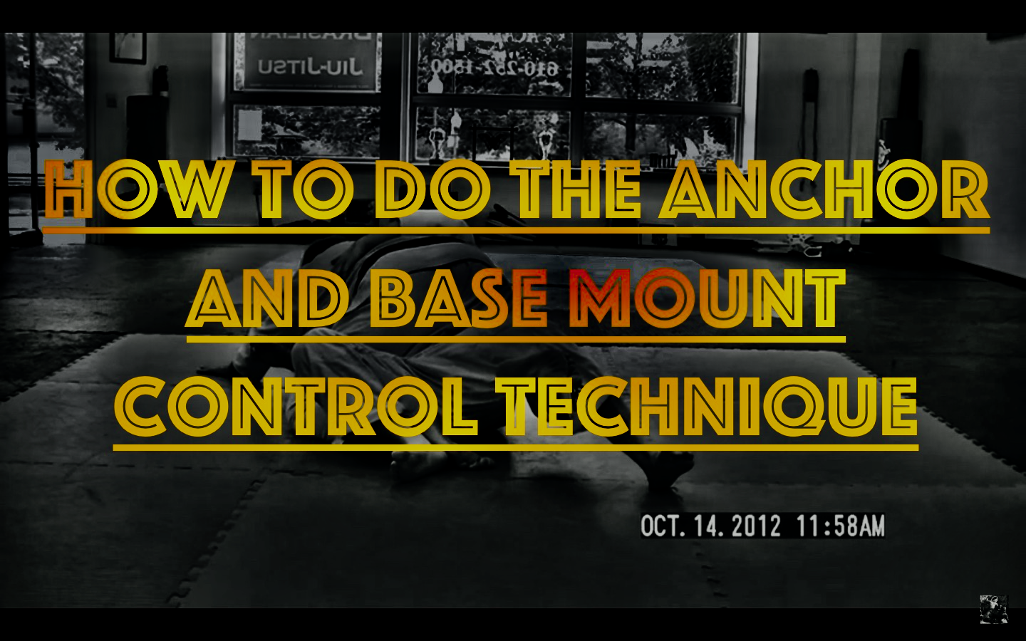 How To Do The Anchor and Base Mount Control Technique – ALL BJJ
